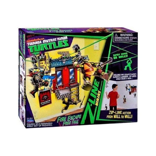 【商品名】Teenage Mutant Ninja Turtles (ミュータント ニンジャ タートルズ) Z-Line Fire Escape Free Fall Plays【カテゴリー】フィギュア:ニンジャタートルズ