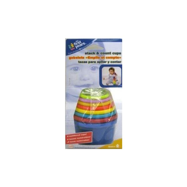 【商品名】The First Year's Learning Curve Stack and Count Cups, 8-count (3-Pack) ブロック おもちゃ 【カテゴリー】フィギュア