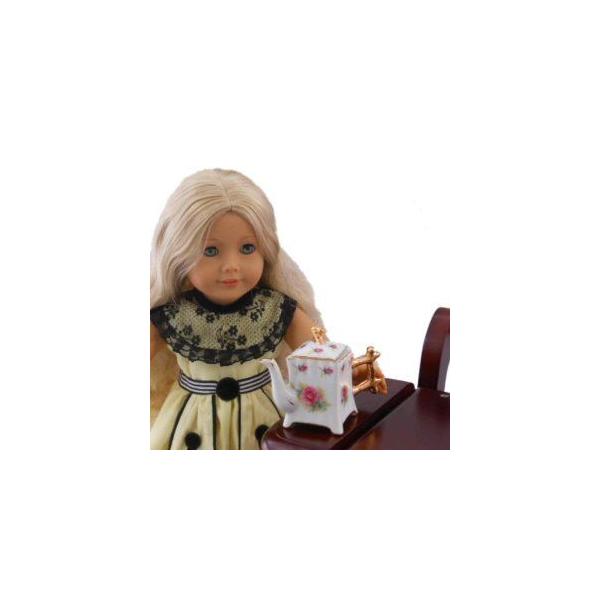 【商品名】The Queen's Treasures Miniature Fine China Tea Pot Perfectly Sized for American Girl (アメリカンガ【カテゴリー】フィギュア