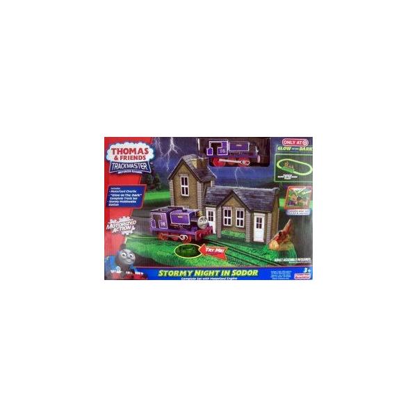 【商品名】Thomas and Friends (きかんんしゃトーマス) Glow in the Dark Stormy Night in Sodor Complete Set with【カテゴリー】フィギュア:きかんんしゃトーマス