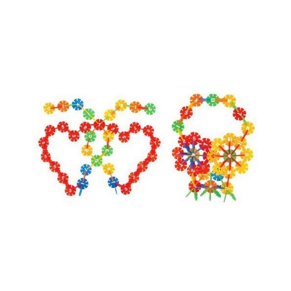 【商品名】Top Seller Coloful 128pcs Kid Baby Educational Toys Multicolor Snowflake Creative Building Blocks 【カテゴリー】フィギュア
