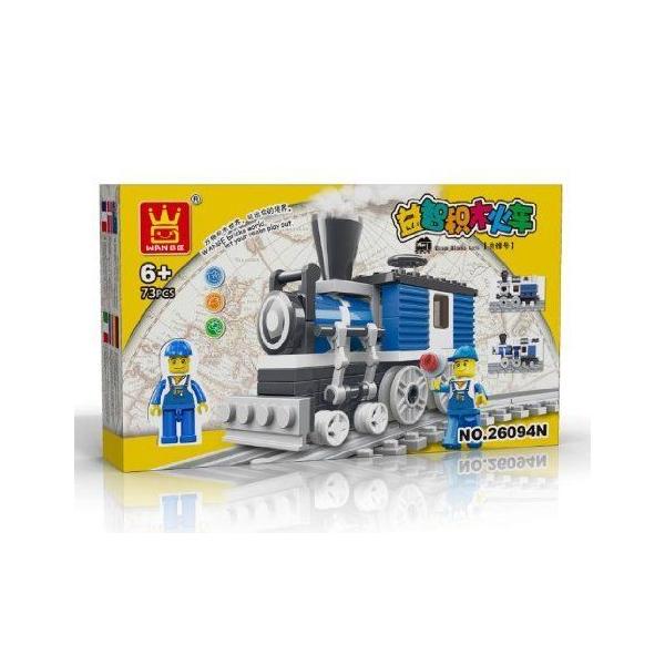 【商品名】TRAIN Toy - BUILDING BLOCKS 73 pcs set LEGO (レゴ) parts compatible, Great Christmas Gift ブロック【カテゴリー】フィギュア
