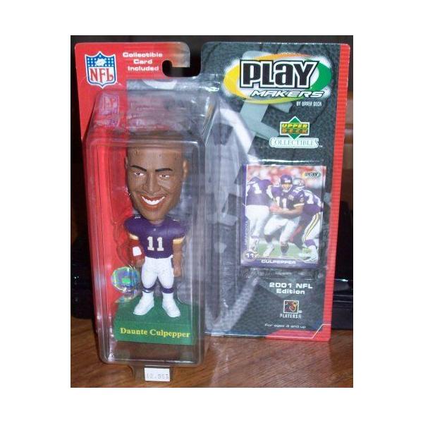 【商品名】Upper Deck~ Minnesota Vikings Daunte Culpepper Bobbing Bobble Head バブルヘッド Doll フィギュア ダ【カテゴリー】フィギュア