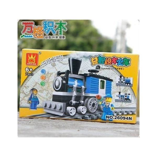 【商品名】WANGE Building Blocks Toy Train Series 73Pcs Compatible with Lego (レゴ) Parts 26094N ブロック お 【カテゴリー】フィギュア