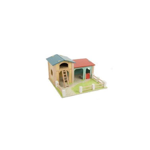 【商品名】Wooden Le Toy Barnyard Farm and Barn Set【カテゴリー】フィギュア