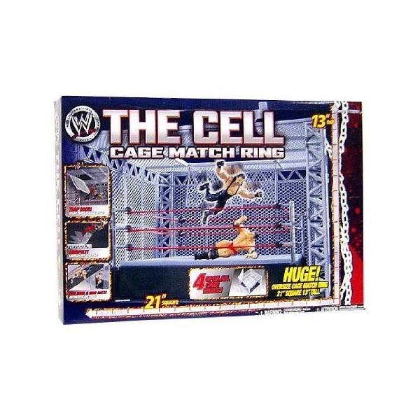 【商品名】WWE (プロレス) Wrestling Exclusive The Cell Cage Match Ring【カテゴリー】フィギュア:WWE