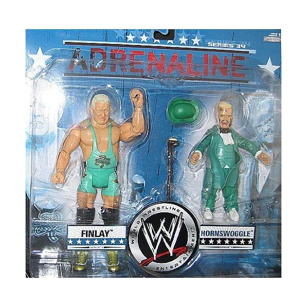 【商品名】WWE プロレス FINLEY &amp; HORNSWOGGLE ADRENALINE 34 2 PACK フィギュア 人形 おもちゃ 【カテゴリー】フィギュア:WWE