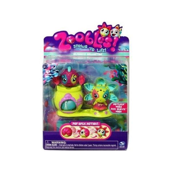 【商品名】Zoobles (ズーブルズ) Asteria #059 and Ann Chovie #060 + Happitat [Seagonia Collection]【カテゴリー】フィギュア