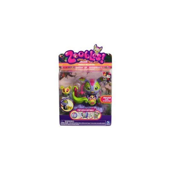 【商品名】Zoobles: Mama and Babies Kangaroo Happitat - Jumper &amp; Bumper #167【カテゴリー】フィギュア