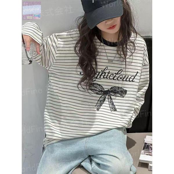 キッズ 子供服 Tシャツ トップス ロングTシャツ キッズロンT ボーダー柄 女の子の服 女の子洋服 綿 子供の服 秋Tシャツ チェックtシャツ ロンティー おしゃれTシャツ 女の子秋 女の子 秋 ゆったり 可愛い ジュニア 長袖 薄手 K...