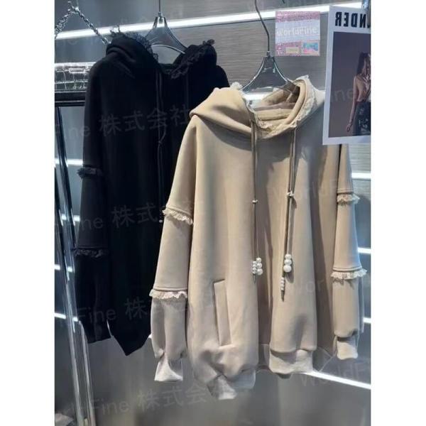 トレーナー レディーストップス 大きいサイズ フード付き レディーストップス レディースパーカー 冬物 冬服 裏起毛 フード付きパーカー おしゃれパーカー 秋 冬 長袖 ゆったり 体型カバー カジュアル 大人コーデ 大人カワイイ お出かけL...