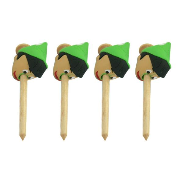 ピノキオの鼻がのびてティーになった！ピノキオの鼻が嘘を付き過ぎてティーになりました。正直者が使うと、真っ直ぐ正直な球筋になります。嘘つきが使うと、OB、バンカー、池ポチャ続出となります。自分の心のキレイさに自信のある方は是非使って下さい。楽...