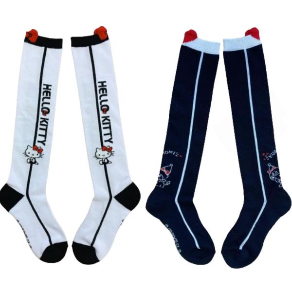 かわいいハローキティのゴルフソックス！・キティゴルフハイソックス（ピコット）・クロミゴルフハイソックス（ピコット）素材：綿・ポリエステル・その他サ イ ズ：23〜25cm仕様：足底パイル　アーチサポート　抗菌防臭スポーツ ゴルフ ウェア 女...
