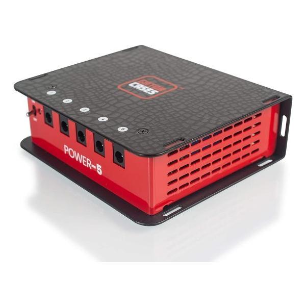 【商品名】Gator Cases ギター エフェクトペダル パワーサプライ with (5) 9V DC Isolated Outputs; (GTR-PWR-5) 【カテゴリー】ギターエフェクター : Gator
