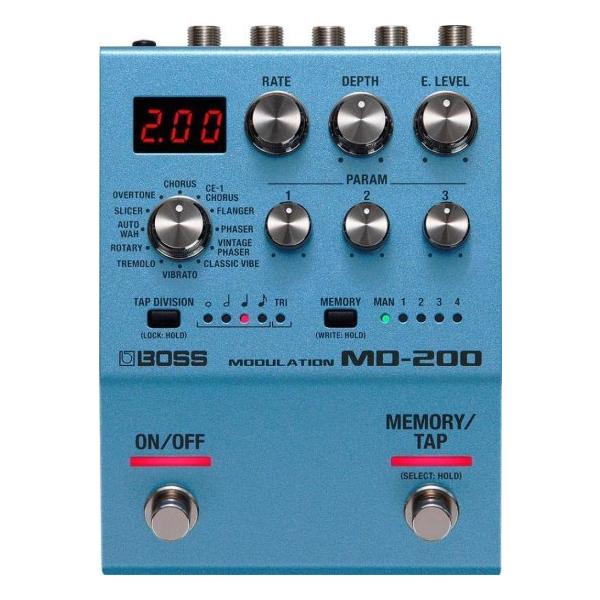 【商品名】BOSS Premium Quality Modulation ギター ペダル, Blue (MD-200), Compact 【カテゴリー】ギターエフェクター : BOSS