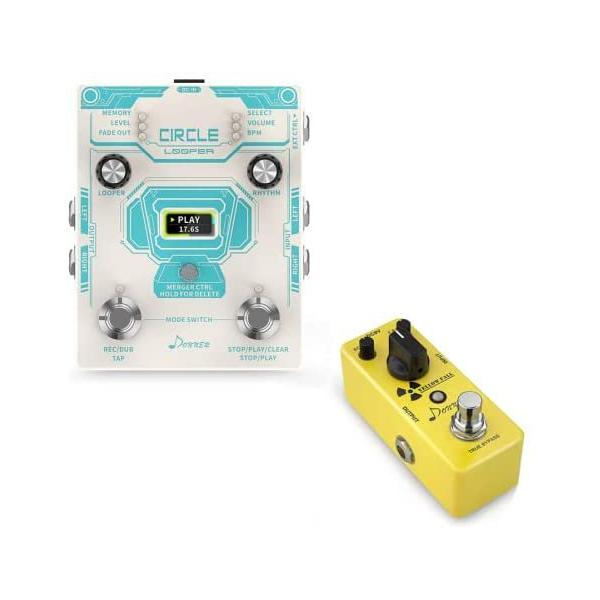 【商品名】Donner ステレオ ルーパー ペダル バンドル with ディレイ ペダル Yellow Fall アナログ ディレイ ギター エフェクトペダル Vintage ディレイ トゥルー バイパス 【カテゴリー】ギターエフェクター ...