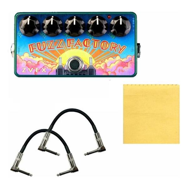 【商品名】ZVEX エフェクツ Fuzz Factory Vexter シリーズ Fuzz ギター ペダル + Two 6” Patch ケーブル + Liquid Audio Polishing Cloth 【カテゴリー】ギターエフェクタ...