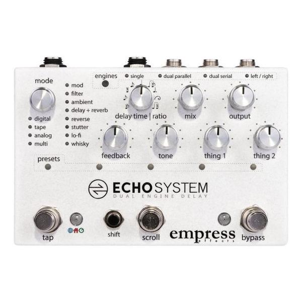 【商品名】Empress エフェクツ EchoSystem Dual Engine ディレイ 【カテゴリー】ギターエフェクター : Empress Effects