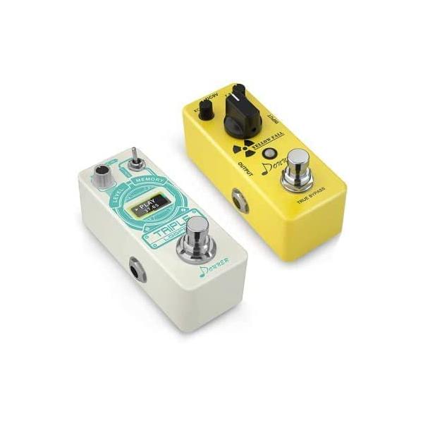【商品名】Donner ルーパー ペダル バンドル with ディレイ ペダル, Yellow Fall アナログ ディレイ ギター エフェクトペダル Vintage ディレイ トゥルー バイパス 【カテゴリー】ギターエフェクター : Do...