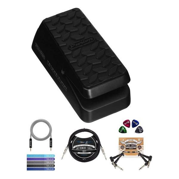 【商品名】Dunlop Volume X Mini ペダル (DVP4) バンドル with Blucoil 10' Straight Instrument ケーブル (1/4"), 2x ペダル Patch ケーブル, 4x Cellul...