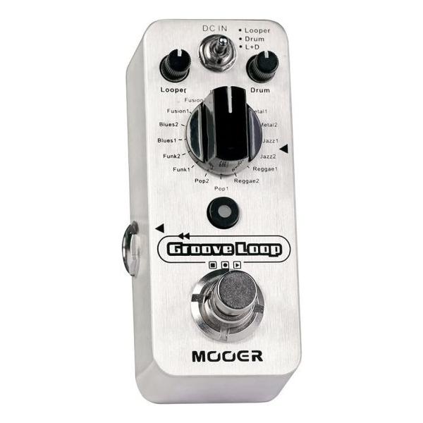 【商品名】MOOER Groove Loop Drum Machine ith 30 minutes ルーパー, 16 different Drum Grooves, 3 Modes, Tap Tempo to Loop, Record, ...