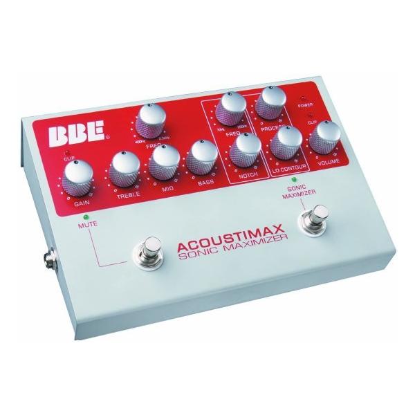 【商品名】BBE Acoustimax アコースティック Instrument プリアンプ ペダル with Full Featured Sonic Maximizer 【カテゴリー】ギターエフェクター : BBE Sound