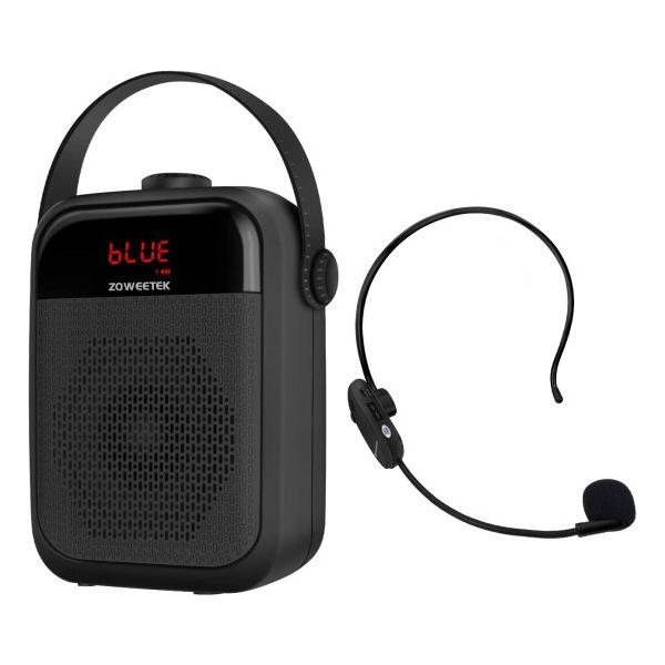 【商品名】ZOWEETEK ワイヤレス voice アンプ for teachers with 2 マイクロホンs,25W Portable voice アンプ buletooth PA system スピーカー for Classroom...