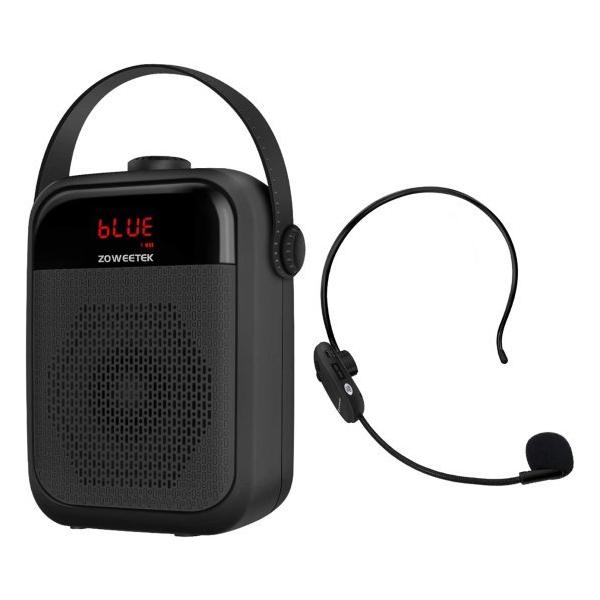 【商品名】ZOWEETEK ワイヤレス Voice アンプ buletooth with 2 マイクロホン, 25W, Portable PA System スピーカー for Teachers, Tour Guides, Coaches,...