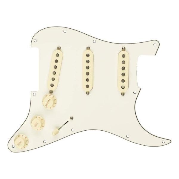 【商品名】Fender Original 57/62 Prewired ストラトキャスター ピックガード - 3-Ply White 【カテゴリー】fender フェンダー配線済みピックガード : Fender