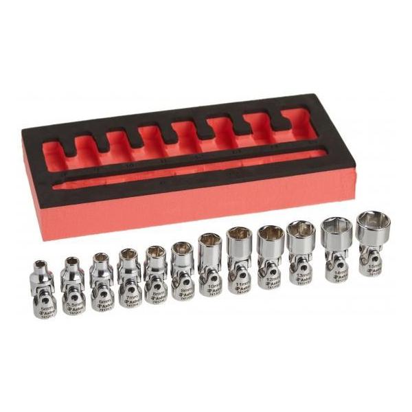 【商品名】 Astro Pneumatic AST7412 12 Piece .25in. Drive 6 Point Metric Flex Socket Set 【カテゴリー】 DIY・工具 : スタードライブ
