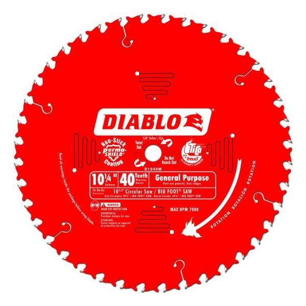 【商品名】 Diablo Carbide Tipped Table, Miter, And Radial Arm Saw Blade-10-1/4" 40T SAW BLA 【カテゴリー】 DIY・工具 : テーブルソーアクセサリ