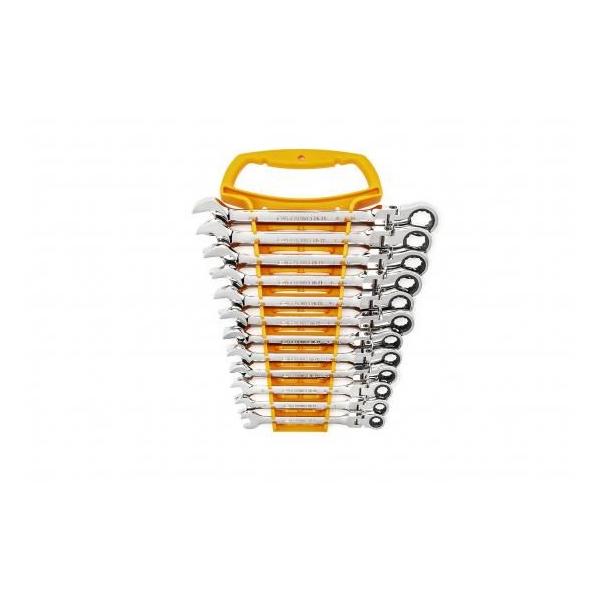 【商品名】 GearWrench 9901 12 Piece Metric Flex-Head Combination Ratcheting Wrench Set by KD Tools 【カテゴリー】 DIY・工具 : 片口スパナ(コンビ...