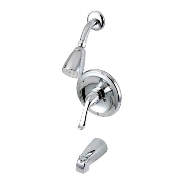 【商品名】 Kingston Brass KB5531YL Yosemite Single Handle Tub Shower Faucet, Polished Chrome, 6-3/4 inch Diameter Escutcheon,...