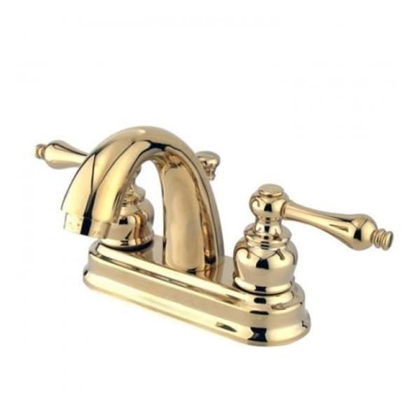 【商品名】 Kingston Brass KB5612AL Two Handle 4 in. Centerset Lavatory Faucet with Retail Pop-up 【カテゴリー】 DIY・工具 : 洗面水栓