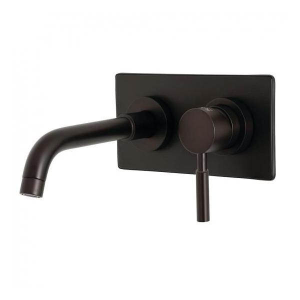 【商品名】 Kingston Brass KS8115DL Concord Wall Mount Single Lever Handle Sink Faucet, Oil Rubbed Bronze by Kingston Brass 【カ...