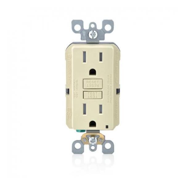 【商品名】 Leviton self-test SmartLockPROスリム漏電遮断器不正防止コンセントでLEDインジケータ 15 Amp 3 Pack GFTR1-3I 3 【カテゴリー】 DIY・工具 : 壁面用コンセント