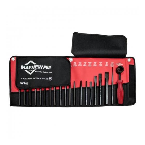 【商品名】 Mayhew 62287 Pro Series Punch and Chisel Set (20 Piece) 141［］ 【カテゴリー】 DIY・工具 : のみセット