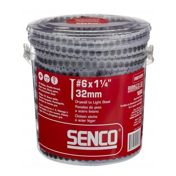 【商品名】 Senco 07A200P DuraSpin No. 7 by 2-Inch Drywall to Wood Collated Screw (1,000 per Box) 【カテゴリー】 DIY・工具 : ドライウォール用ねじ