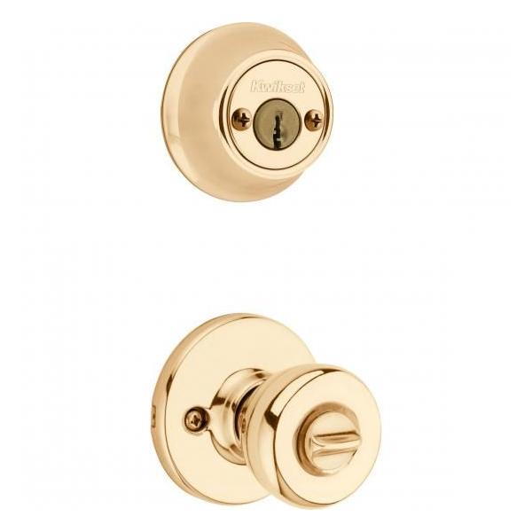 【商品名】 Tylo Entry Lockset And Double Cylinder Deadbolt-PB CP TYLO 2CY ENT COMBO 【カテゴリー】 DIY・工具 : ドアノブ・ツマミ