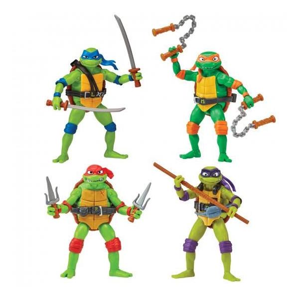 【商品名】 Playmates Toys ティーンエイジ・ミュータント・ニンジャ・タートルズ ミュータントメイヘム ベーシックフィギュア タートル 4個パック 【カテゴリー】 おもちゃ : ロボット・子ども向けフィギュア
