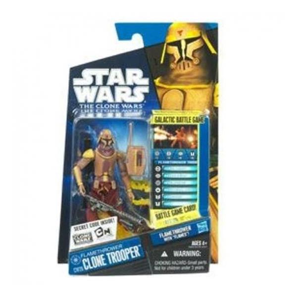 【商品名】 Hasbro スター・ウォーズ クローン・ウォーズ ベーシックフィギュア フレームスロワー クローン・トルーパー/Star Wars 2010 The Clone Wars Action Figure CW26 Flamethr...
