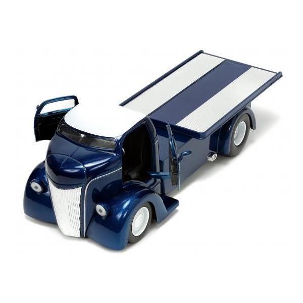 【商品名】 JADATOYS 1:24 JUST TRUCKS w/RACK &amp; WHEELS 1947 FORD COE FLATBED ミニカー 【カテゴリー】 ホビー : ミニカー・ダイキャストカー