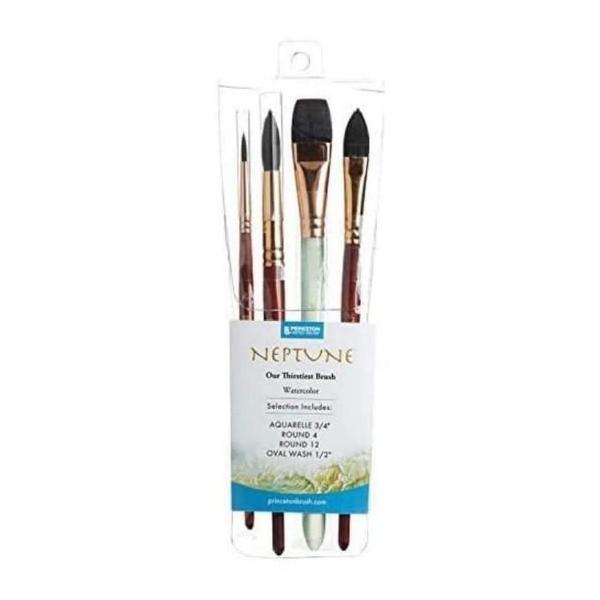 【商品名】 Princeton Artist Brush Neptune, Brushes for Watercolour Series 4750, 4 Piece Professional Set 300 【カテゴリー】 ホビー : 絵筆セット