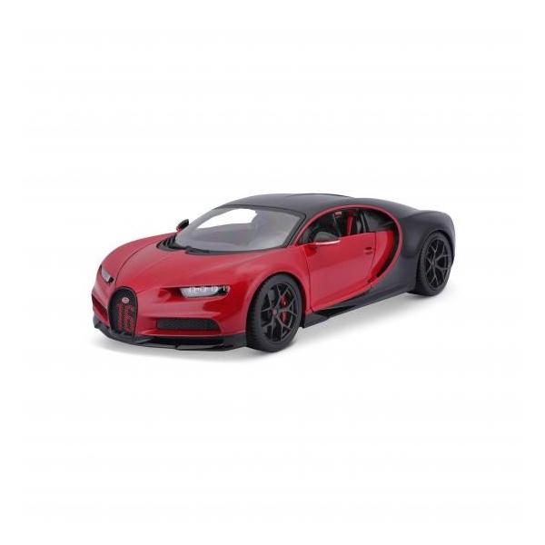 【商品名】 ブラーゴ 1/18 ブガッティ シロン Sport 16 Bburago Bugatti Chiron Sport ブラック レッド スポーツカー ダイキャストカー ミニカー 【カテゴリー】 ホビー : ミニカー・ダイキャストカー