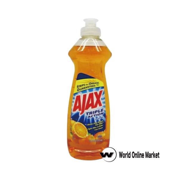 アメリカのスーパーマーケットの定番！アメリカで人気のAJAXのディッシュソープ。こびりついた食べ物を取り除き、食器をピカピカにきれいにします。柑橘類エキスを配合し、オレンジのフレッシュな香りです。原産国：アメリカ内容量：366ml成分：水、...