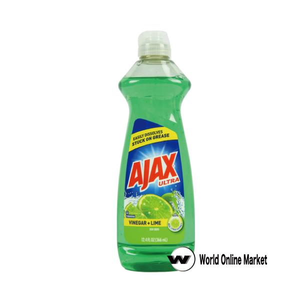 アメリカのスーパーマーケットの定番！アメリカで人気のAJAXのディッシュソープ。こびりついた食べ物を取り除き、食器をピカピカにきれいにします。フレッシュライムの香りでさわやか。原産国：アメリカ内容量：366ml成分：水、界面活性剤、洗浄剤、...