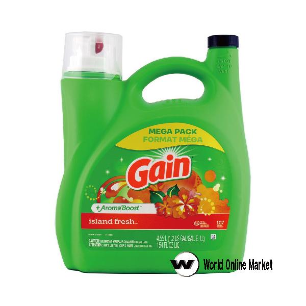 アメリカで人気のブランド・GAINの衣類用洗剤です。南国リゾートにいるみたいなトロピカルな香りが人気です。洗い上がりもほんのり香りが持続します。※メーカーにより、パッケージデザイン等は予告なく変更されることがあります。あらかじめご了承くださ...