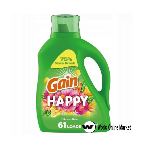 P＆Gブランド『Gain』の洗濯用洗剤微細な香り成分が服を着ている間も繊維の中ではじけて、香りを放ち続けます。汚れを取り除き、素晴らしい香りを閉じ込めて、衣服の香りを保ちます!フルーティで花のような至福の香り原産国：アメリカ内容量：2600...