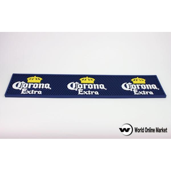 コロナのアメリカンバーマットです。ホームパーティーなどで大活躍です！原産国：アメリカサイズ：約60×12.5×1cm素材：ラバー