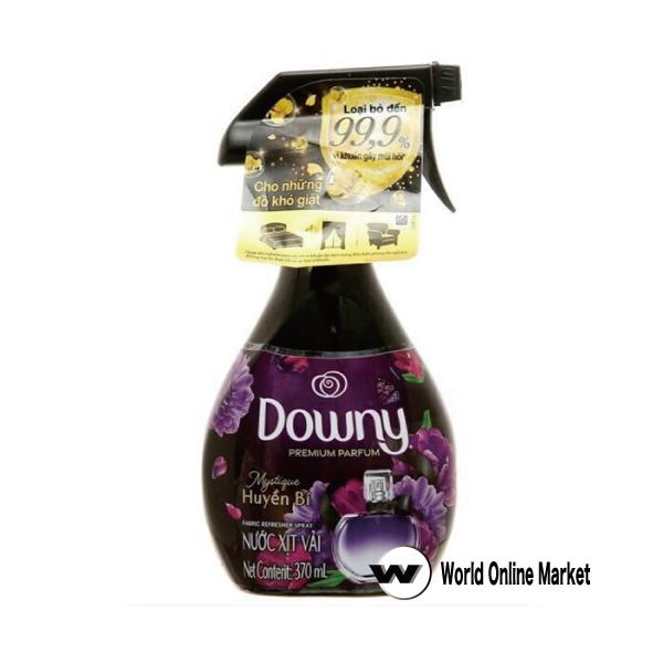 ダウニーの芳香剤です。衣類やソファのにおいを取り除きフレッシュな香りが広がります。原産国：ベトナム内容量：370ml成分：水、エタノール、ジデシルグモニウムクロリド、溶剤、乳化剤、帯電防止剤、pH調整剤、キレート剤、香料